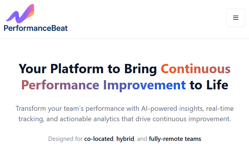 PerformanceBeat - Continuous Performance Improvement